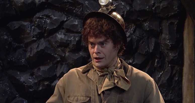 Bill Hader - SNL's Gossipy Coal Miner - FilmFad.com | FilmFad.com
